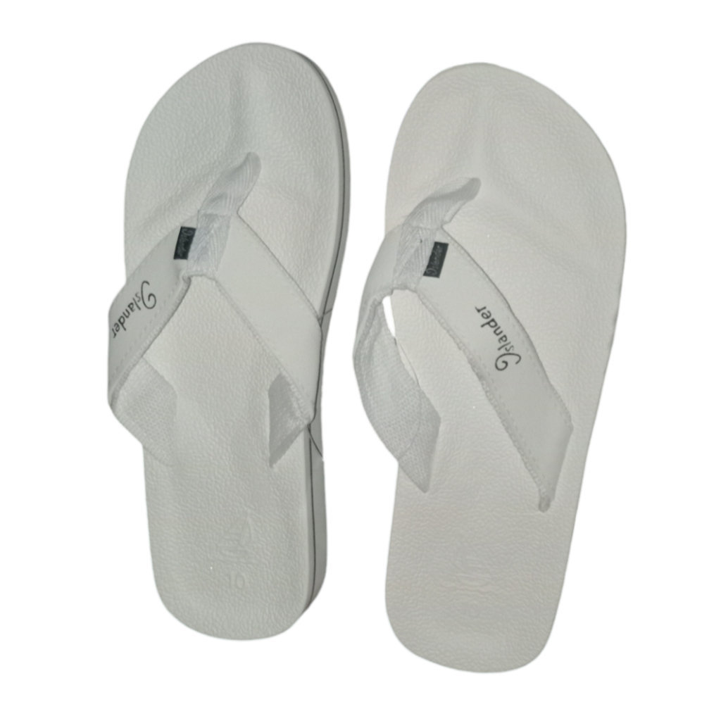 Islander slippers 100% original good quality (Plain white) | Shopee ...