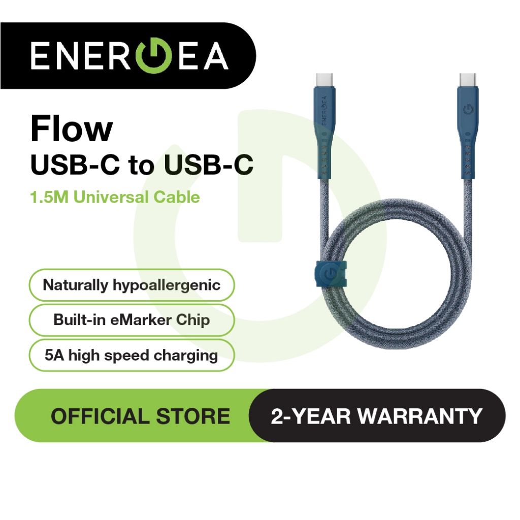 Energea Flow USB-C to USB-C Cable 1.5M | Shopee Philippines