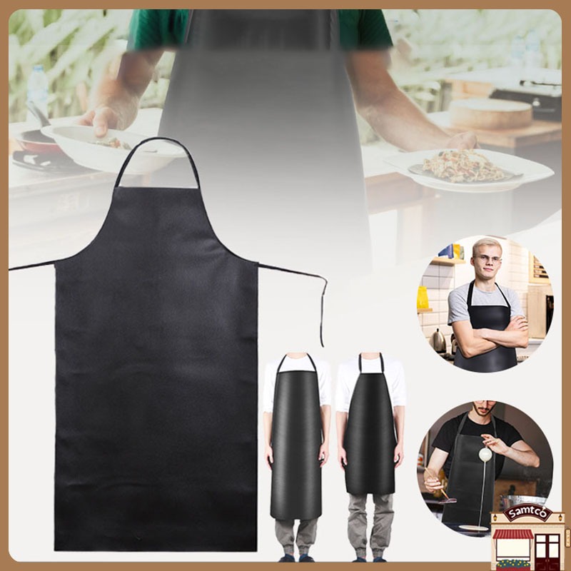 Ultra Lightweight Chemical Work Apron Unisex Waterproof Vinyl Apron ...
