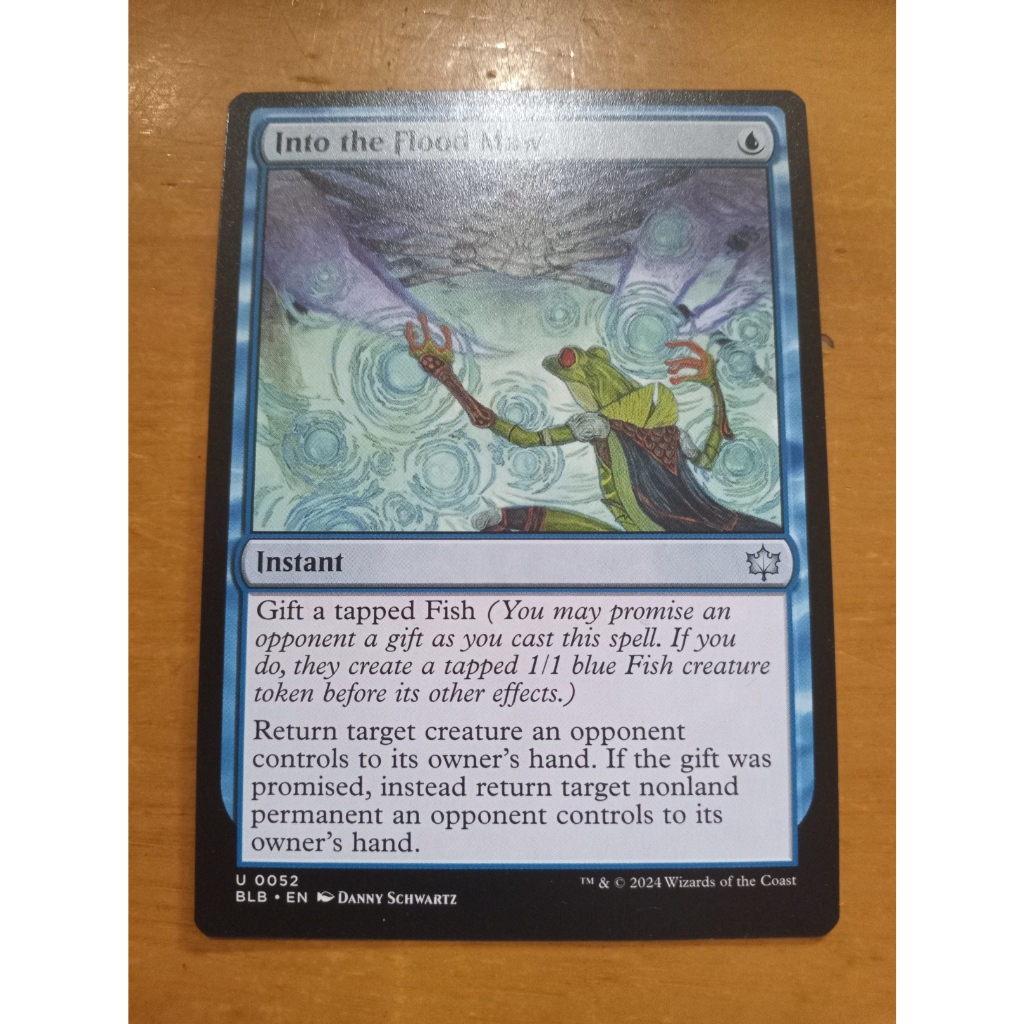 MTG Into the Flood Maw Uncommon BLB Bloomburrow Magic the Gathering ...