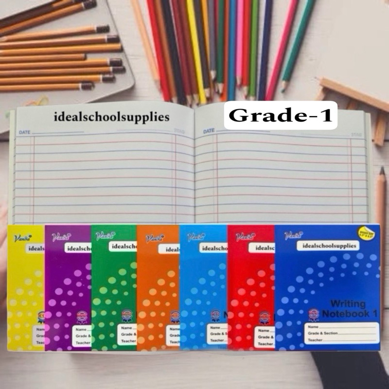 VANDA WRITING NOTEBOOK GRADE 1,BIG SPACING 1pc | Shopee Philippines