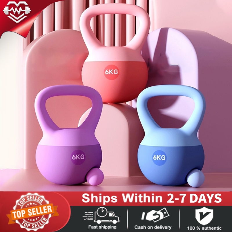 Soft Kettlebell Dumbbell Set PVC Kettle Bell 2/3/4/5/6/8/10/12KG training Shaping squat ...