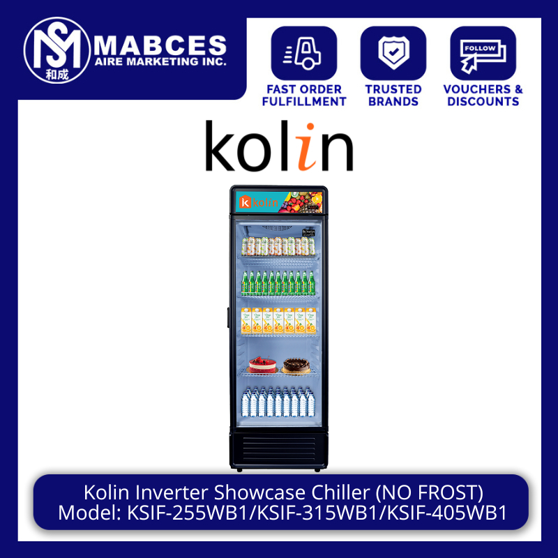 Kolin Inverter Showcase Chiller (NO FROST) | Shopee Philippines