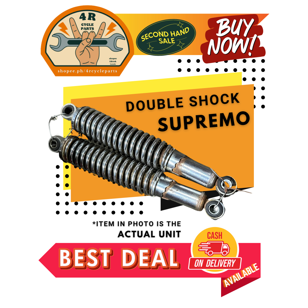 Double Shock TMX Supremo 150 Secondhand Genuine | Shopee Philippines