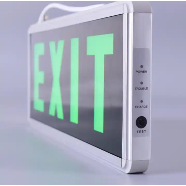 Double Face Exit LED Light Signage Emergency Exit Light Sign Fire ...