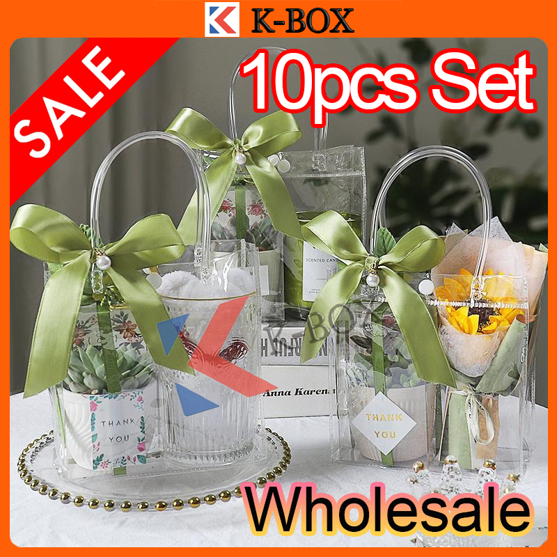 【Wholesale】PVC/ Plastic Transparent Bag/ Transparent Tote handbag gift ...