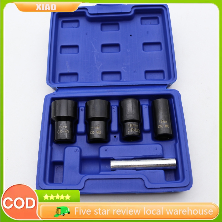 5pcs/set Nut Remover Extractor Tool Metric Bolt And Lug Nut Extractor ...