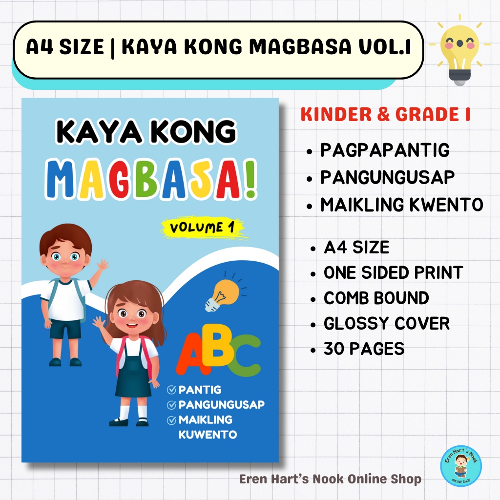 KAYA KONG MAGBASA VOL 1 | PAGBASA SA FILIPINO | GRADE 1 AND GRADE 2 ...