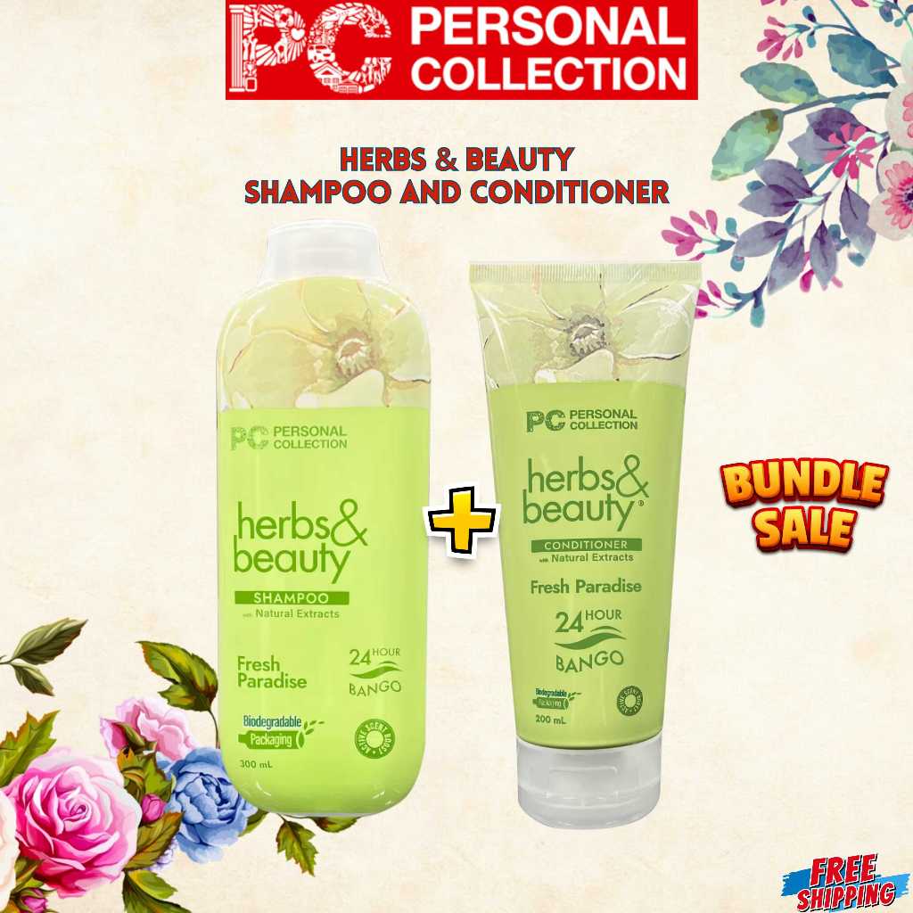 Personal Collection Herbs and Beauty Shampoo Conditioner Fresh Paradise ...