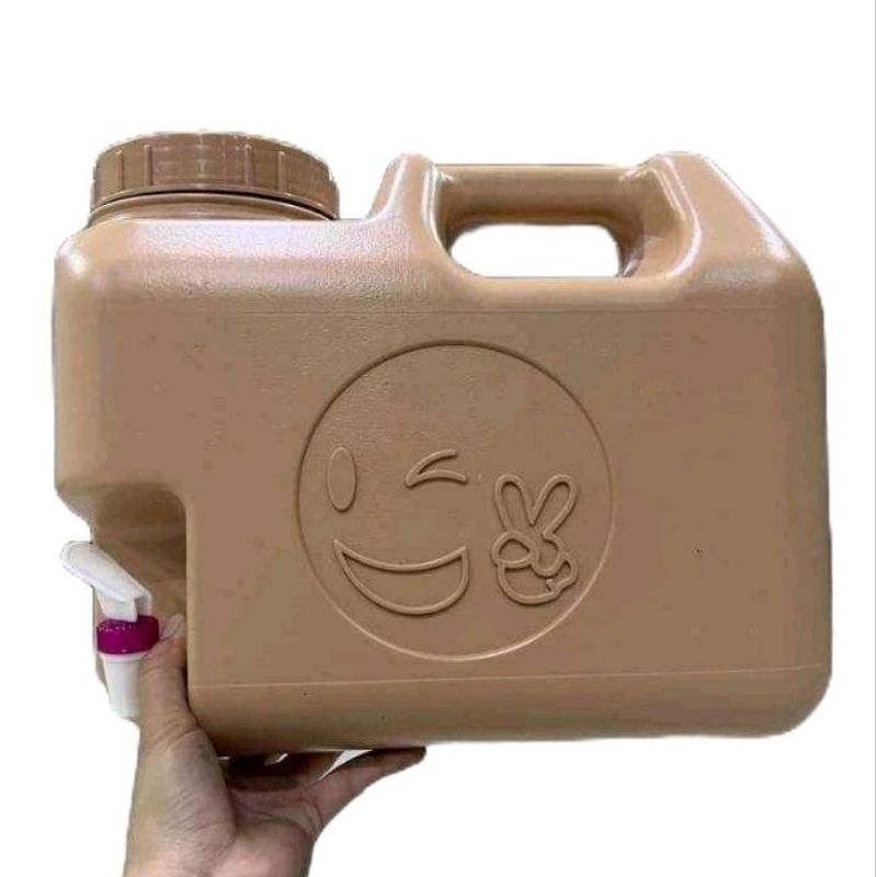 20L Moche Beige Lightweight Aesthetic Plastic Container for Daily Water ...