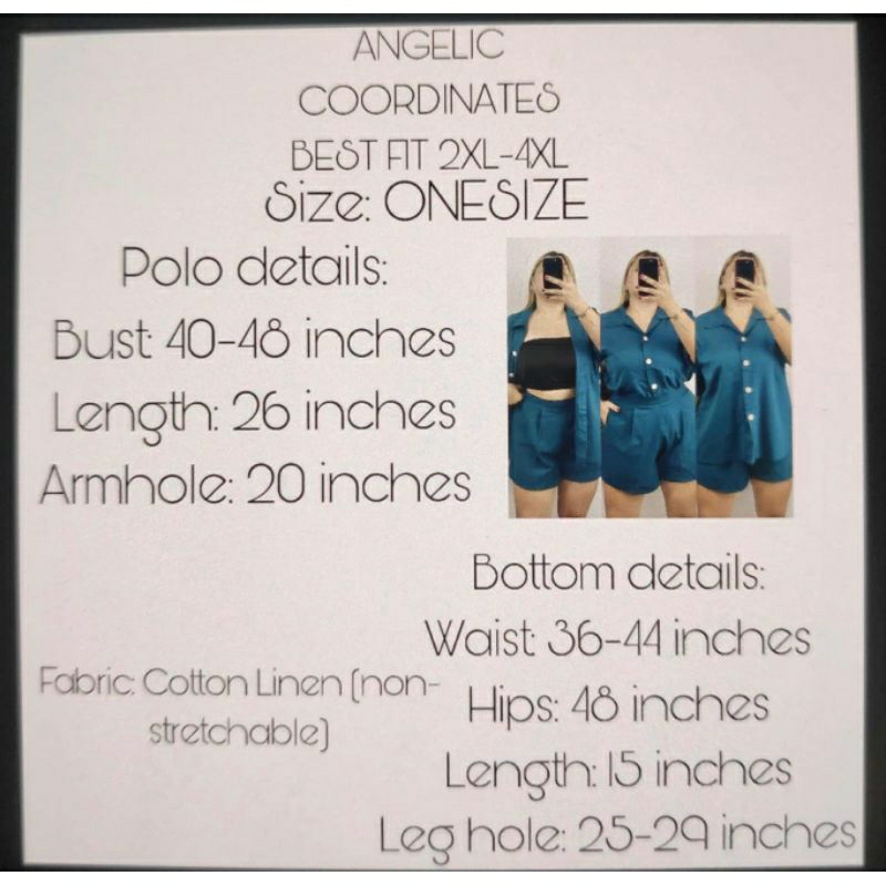 PLUS SIZE ANGELIC LINEN TRENDY COORDINATES ONESIZE 2XL FIT UP TO 4XL ...