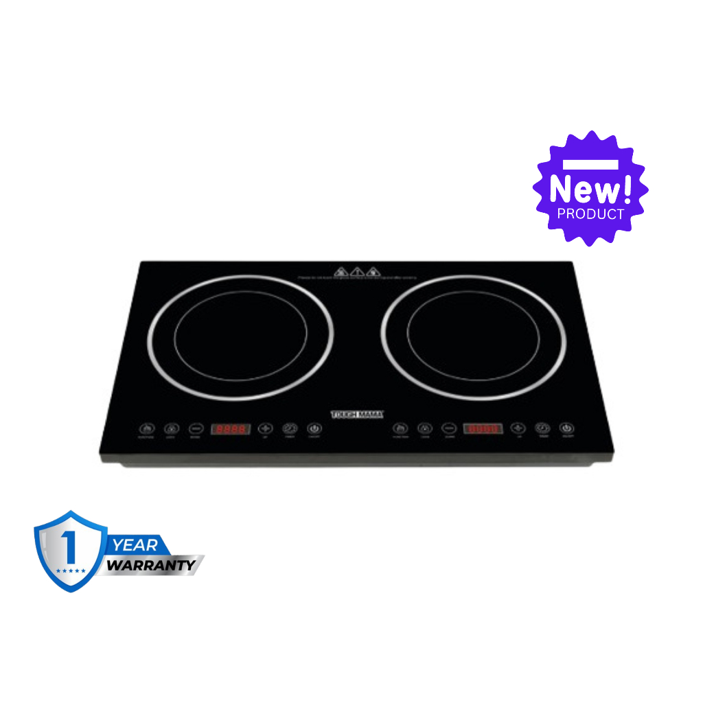 Tough Mama Double Induction Cooker NTM-DBIC1 Table Top Tempered Crystal ...