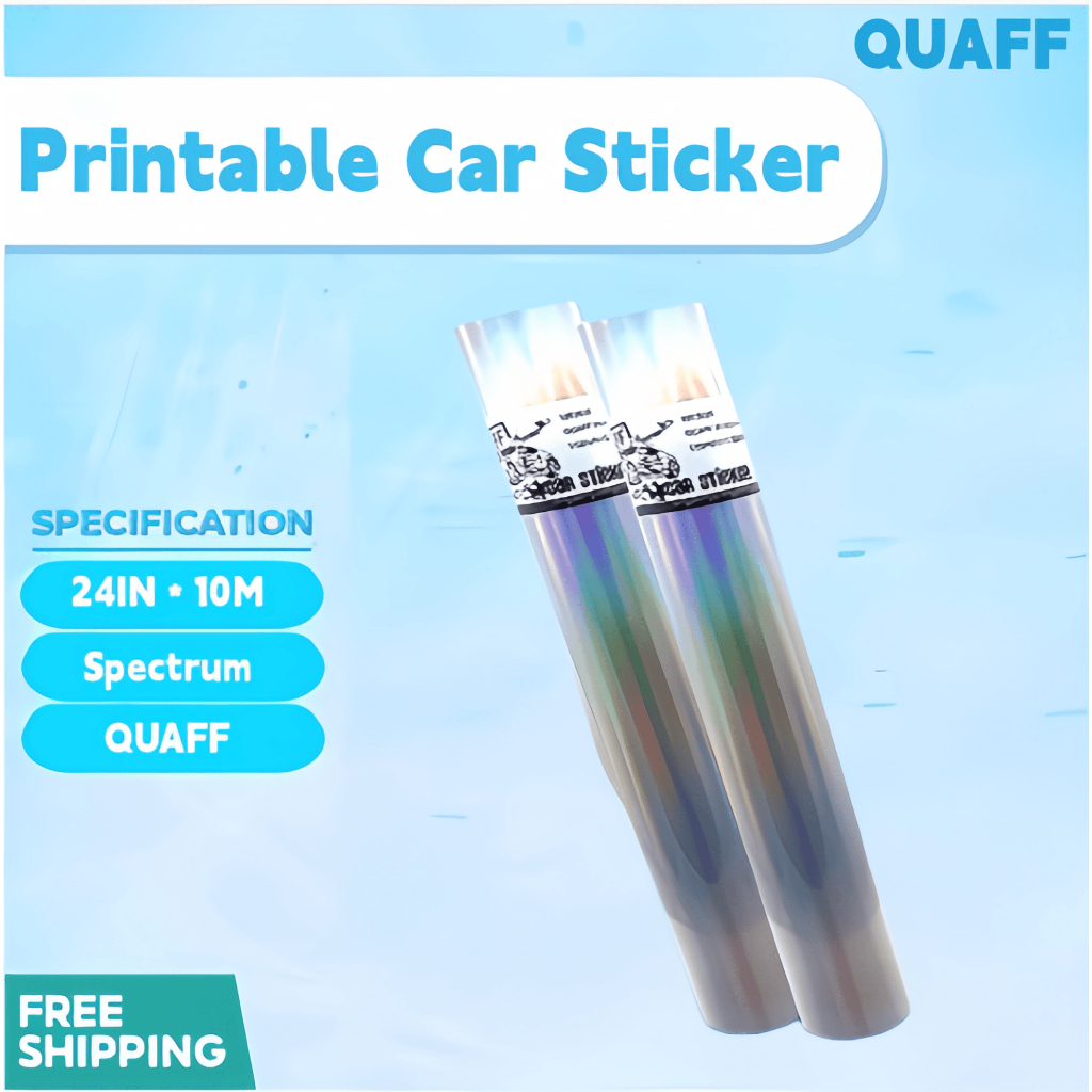 QUAFF Printable Car Sticker Spectrum 24inches x 10meters Eco Solvent ...