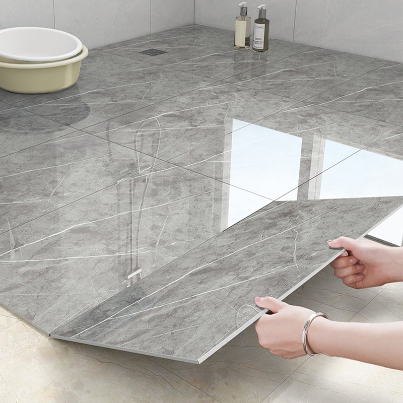 Marble Vinyl Tiles Self Adhesive PVC Tiles 3D Vinyl Floor Sticker Can ...
