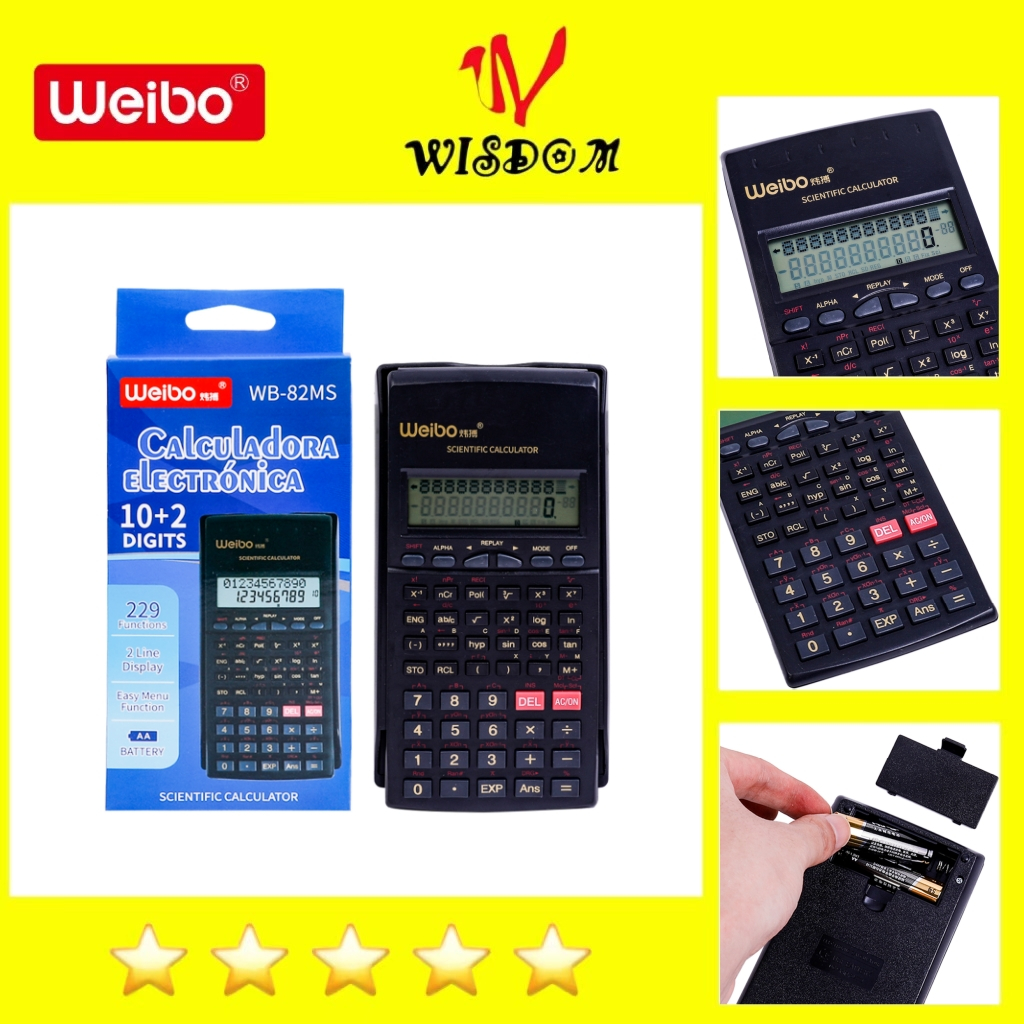 WISDOM WEIBO WB-2805 MINI STUDENT CALCULATOR | Shopee Philippines