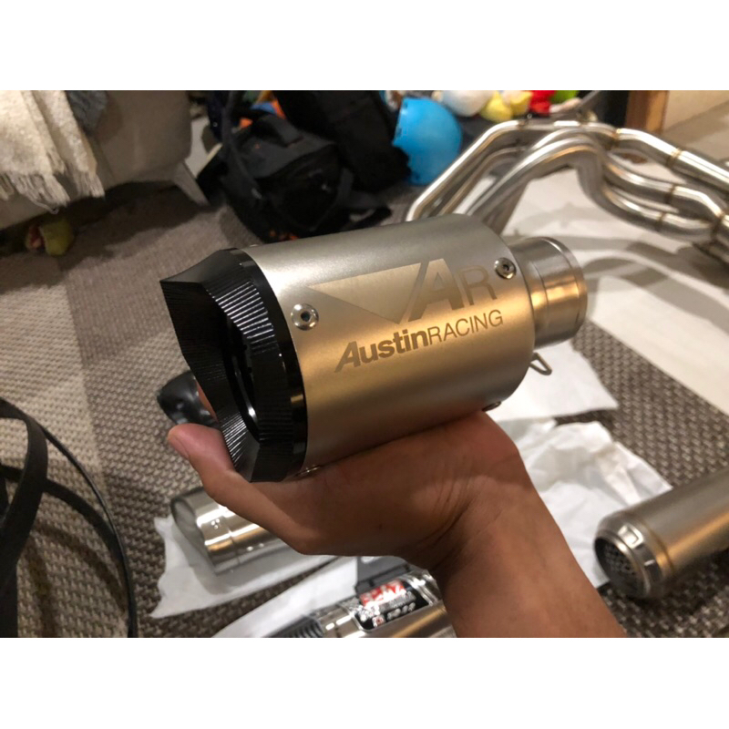 Austin racing Titanium 51mm Muffler Exhaust | Shopee Philippines