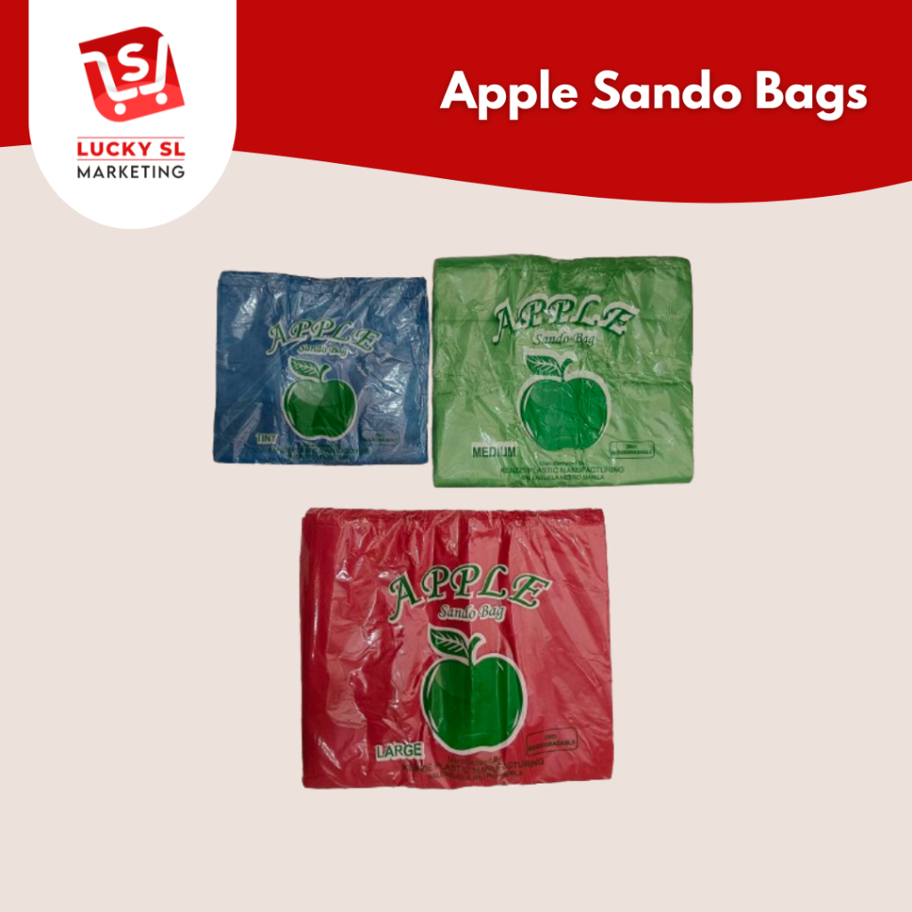 Apple Sando Bag (Tiny, Medium, Large) 50pcs | Shopee Philippines