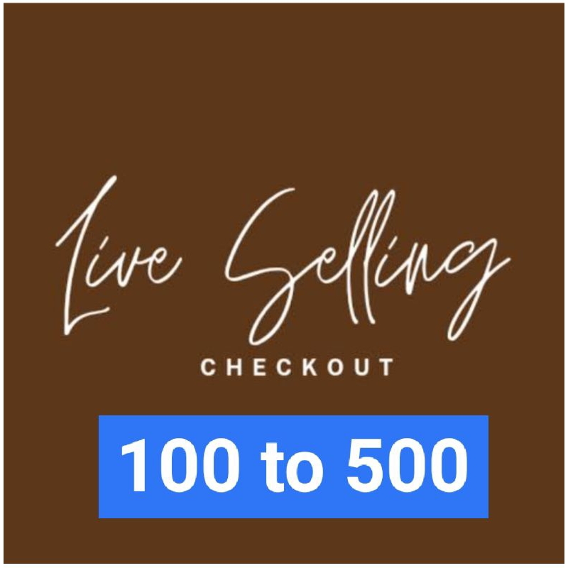 live selling checkout ONLY | Shopee Philippines