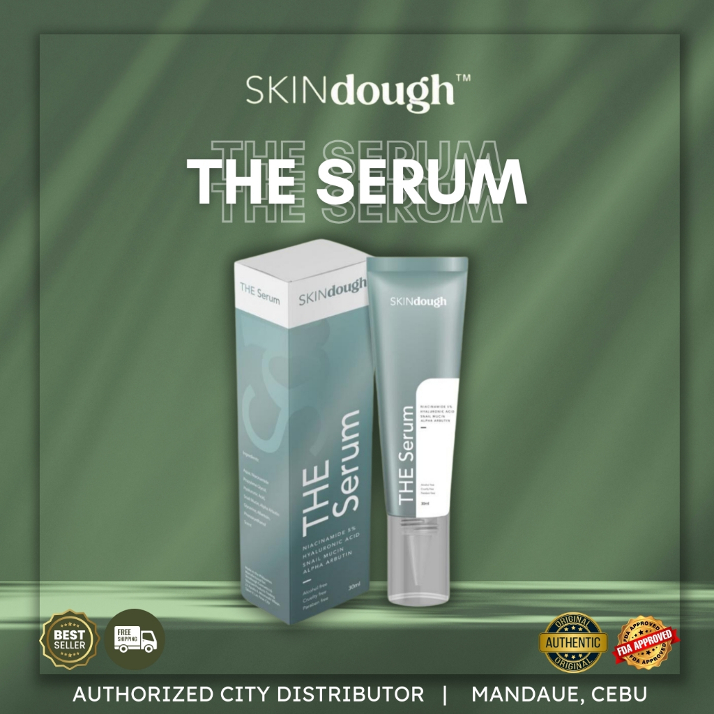 SKINdough Serum (Niacinamide 5% + Snail + HA + Alpha Arbutin) 30ml ...