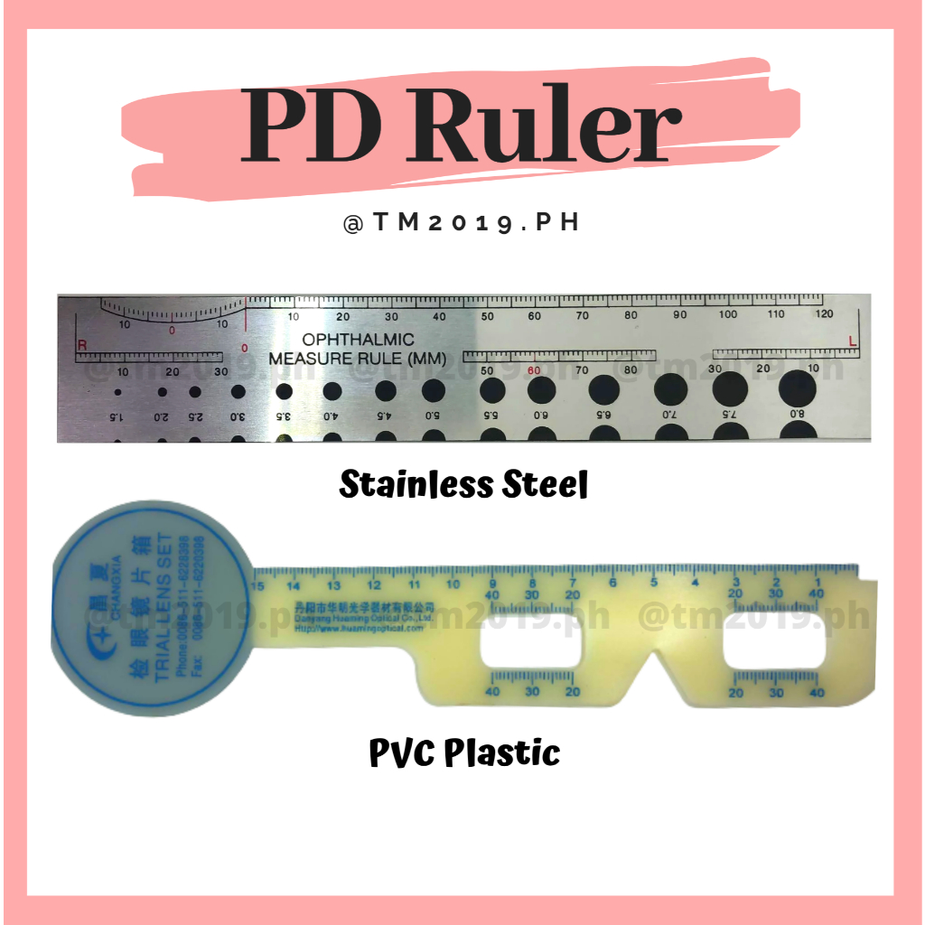 Pupillary Distance Ophthalmic PD Eye Ruler | Shopee Philippines