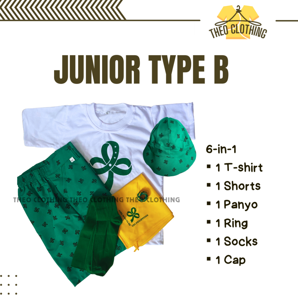 Junior Type B Complete Set of School Uniform for Girls | Theo Clothing ...