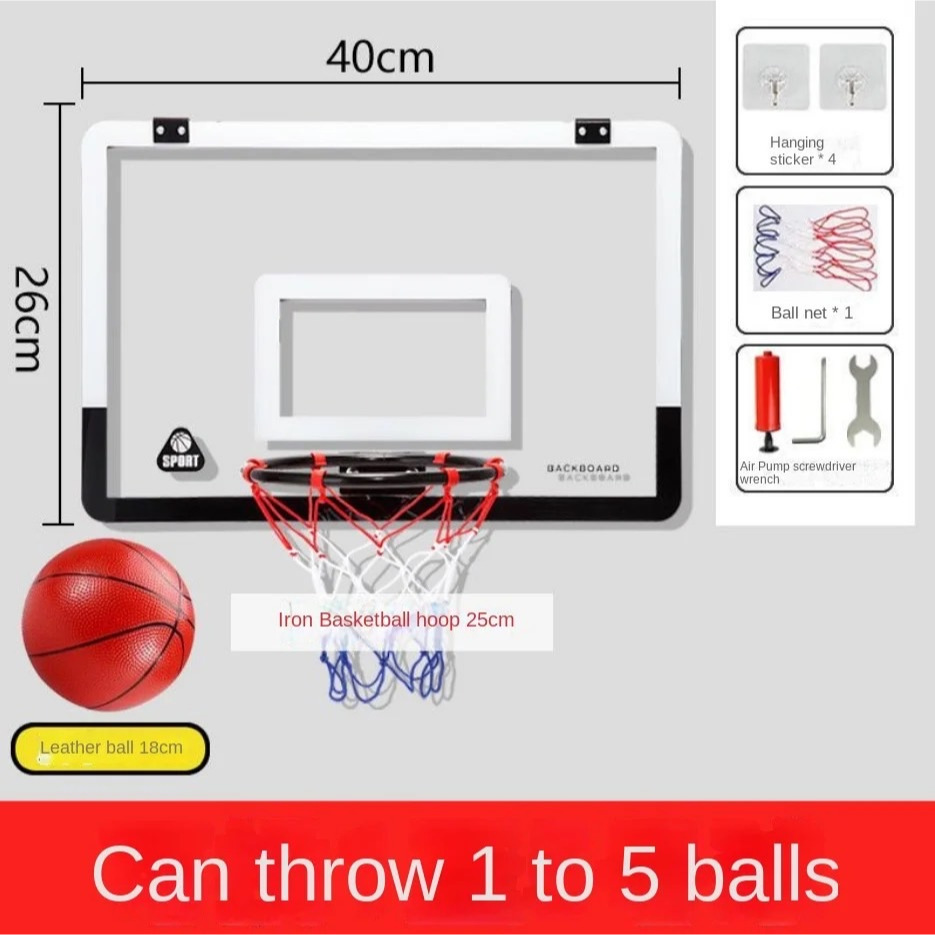 Bettergrowph Basketball Backboard Ring For Kids With Ball Basketball ...