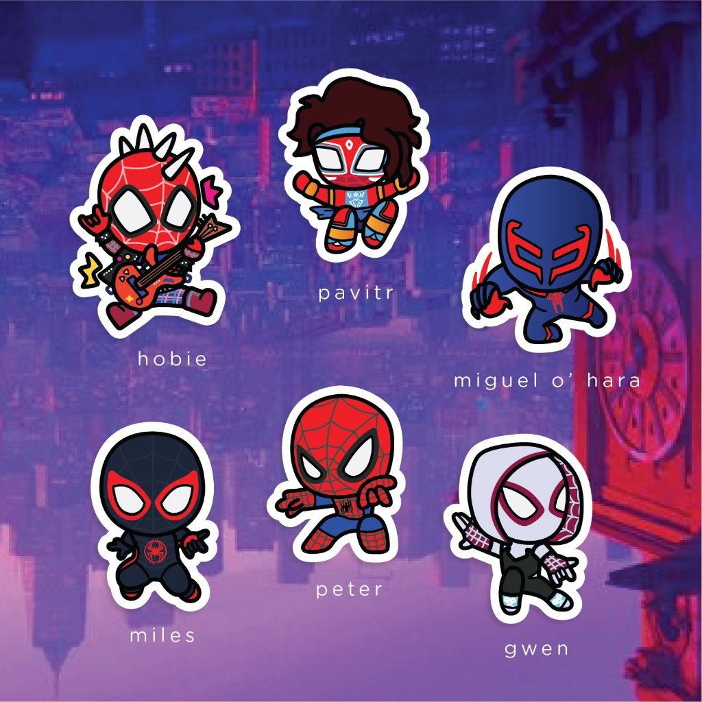 Marvel: Spiderverse Sticker Pack | Shopee Philippines