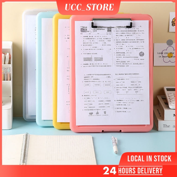 A4 Multi Colors Plastic File Folder Office & Sschool Folding PP ...