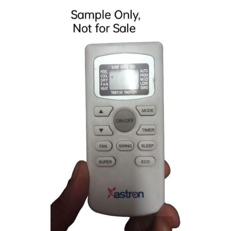 Astron Remote AC (Replacement for Astron Aircon Remote) | Shopee ...