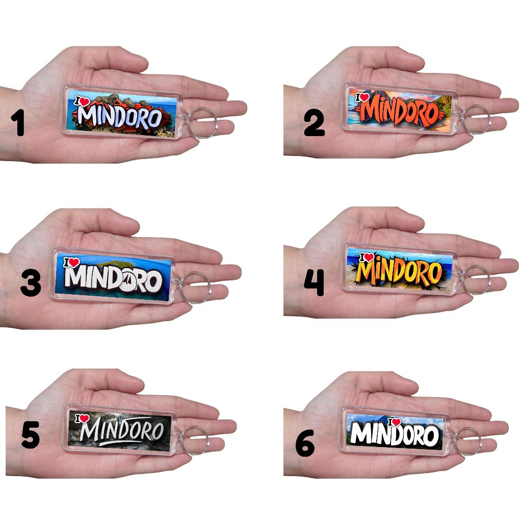 I LOVE MINDORO RECTANGLE KEYCHAIN DESIGN | Shopee Philippines