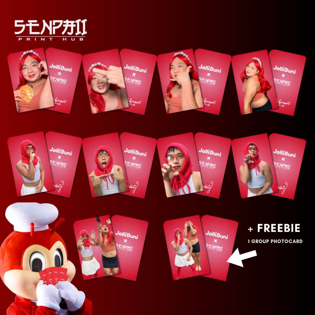 BINI MIKHAMOT & BINI MANOY: JOLLIBUNI PHOTOCARDS with CHIP BAG | Shopee ...