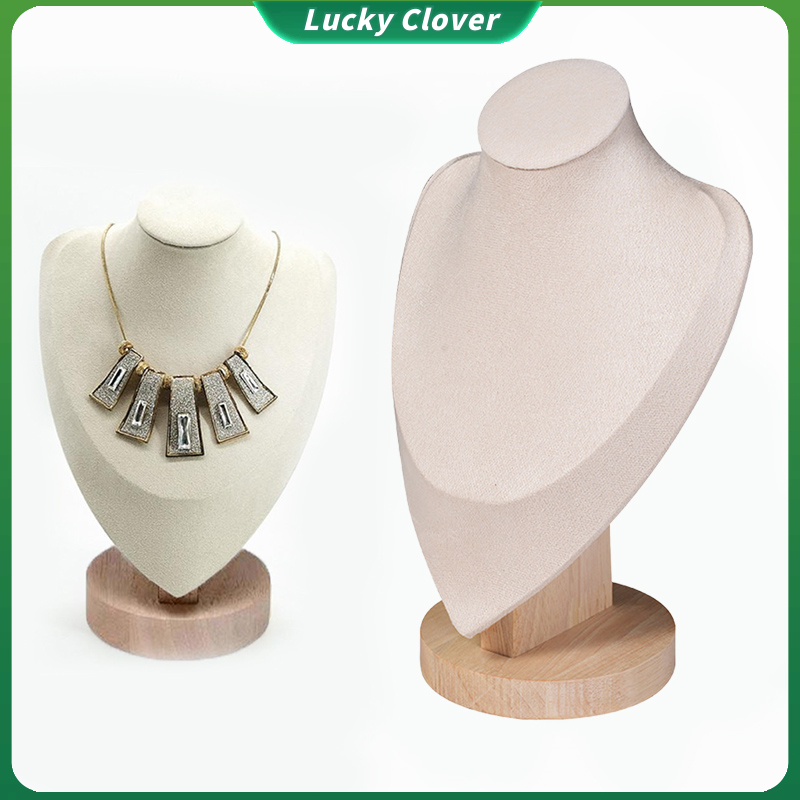 Necklace Chain Jewelry Bust Display Stand Pendant Show Display Holder ...