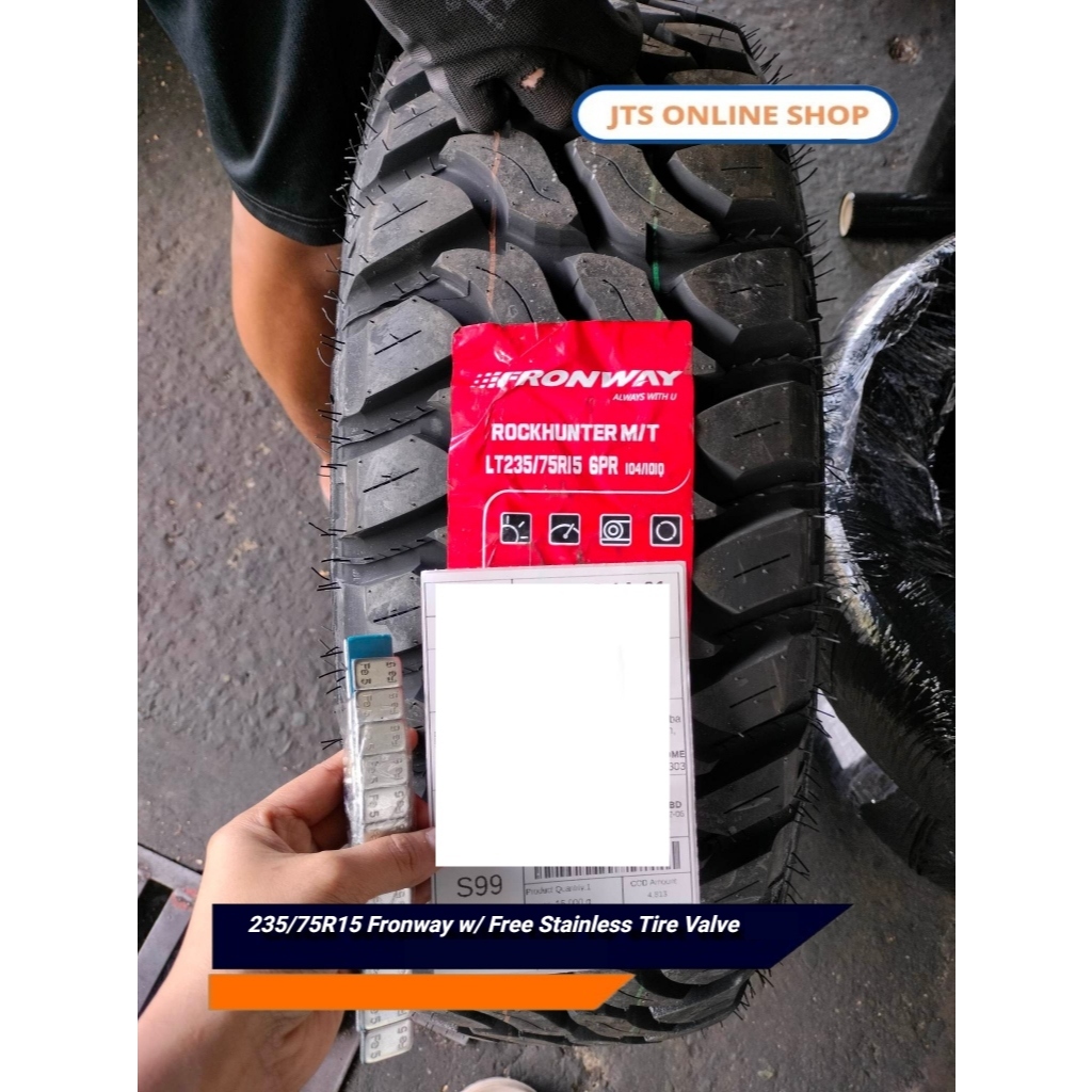 235/75R15 Fronway w/ Free Stainless Tire Valve (PRE-ORDER) | Shopee Philippines