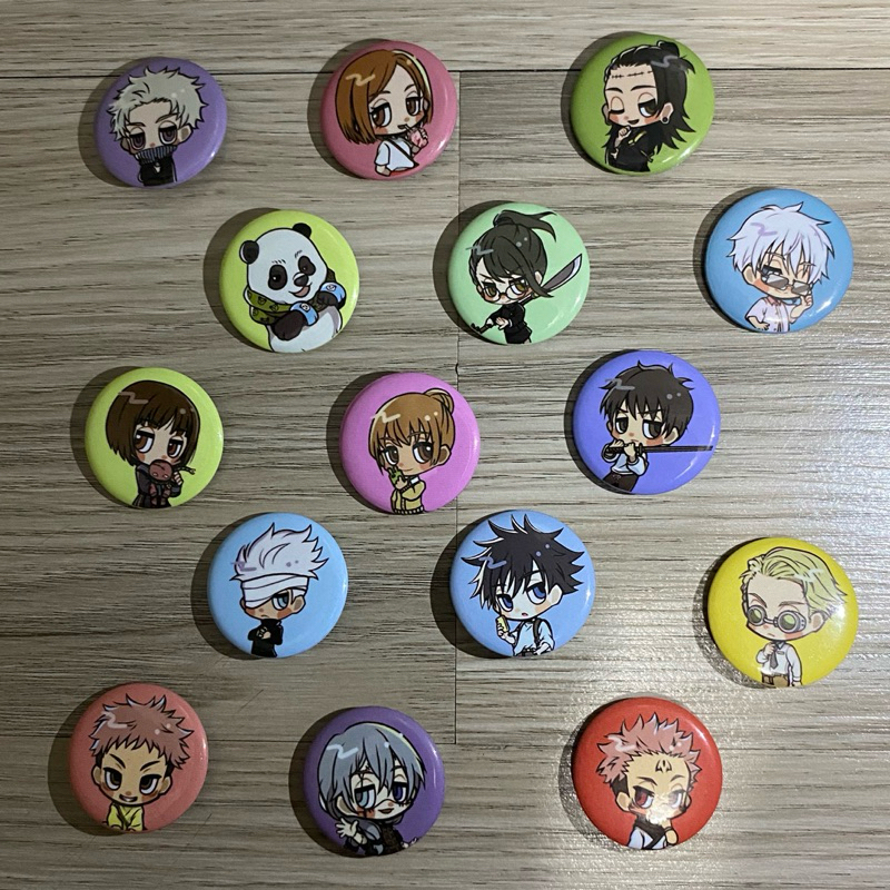 Jujutsu Kaisen Part 2 | Gojo | JJK | Button Pins | Printara | Shopee ...