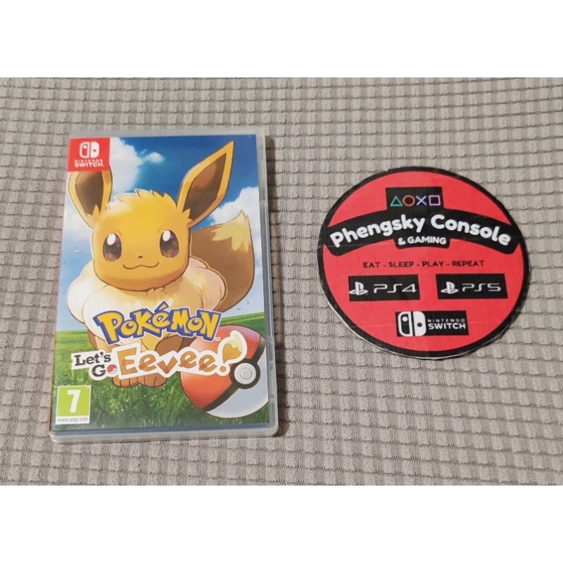 Pokemon lets go evee (nintendo switch game) | Shopee Philippines