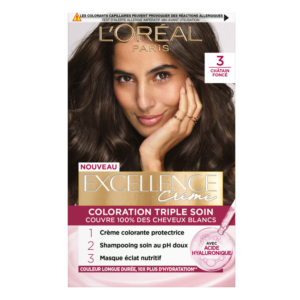 Loreal Paris Excellence Creme 3 Dark Blond | Shopee Philippines