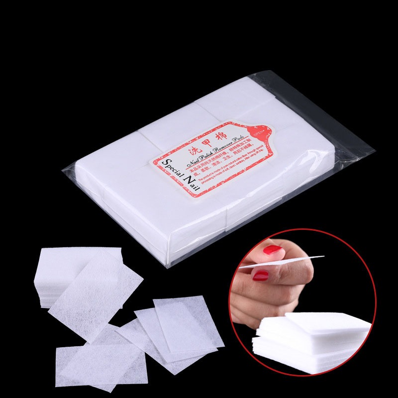 400 PCS Soft/Hard Style Nail Polish Remover Pads Nail Gel Nail Wipes ...