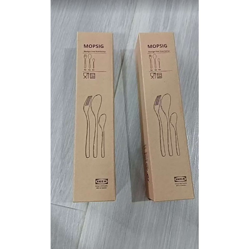 PeppaVi Original MOPSIG 12-piece flatware set 1pc box | Shopee Philippines