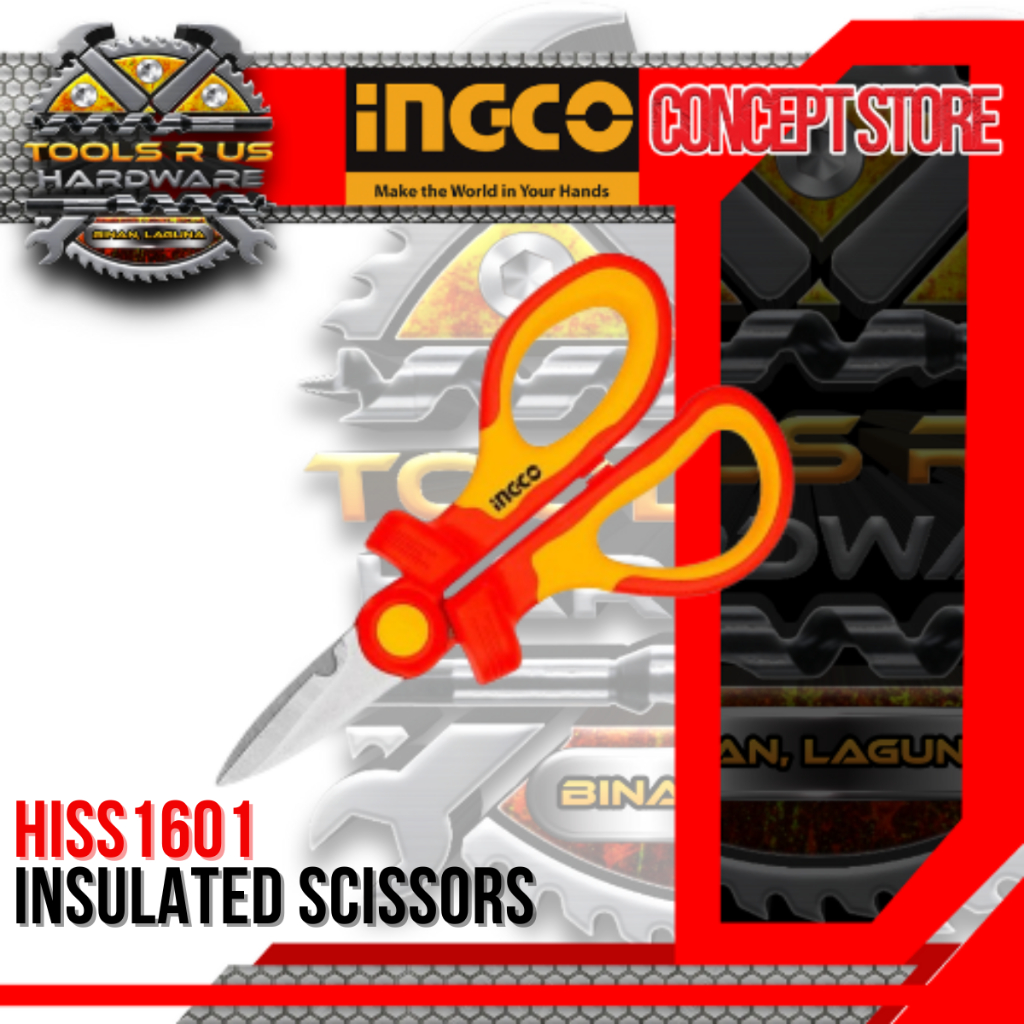 INGCO Insulated Scissors HISS1601 | HANDTOOLS | BINAN, LAGUNA | Shopee ...