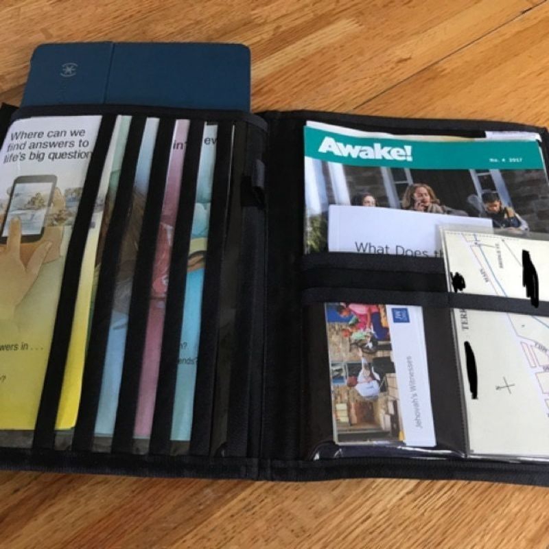 Lightweight Ministry Organizer Magazine tract Holder with tablet Slot ...