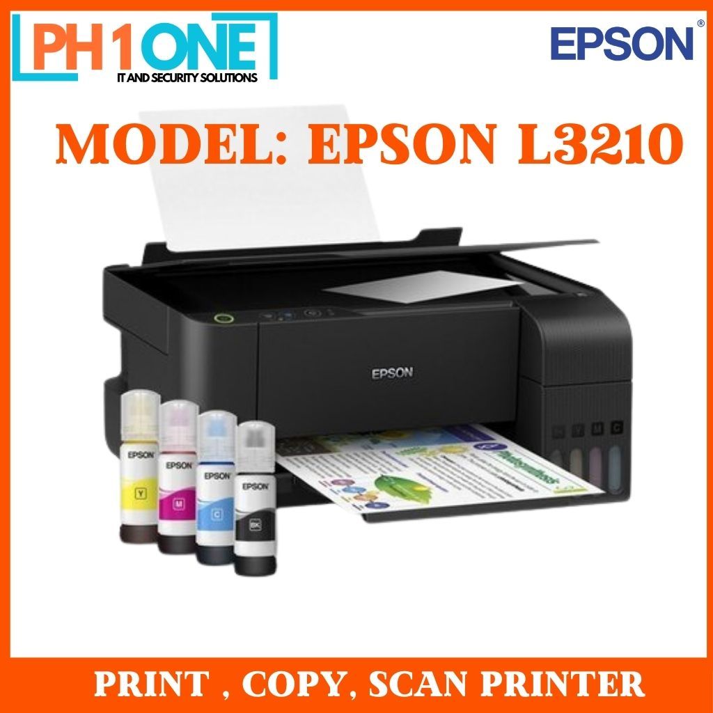 Epson EcoTank L3210 A4 All-in-One Ink Tank Printer | Shopee Philippines