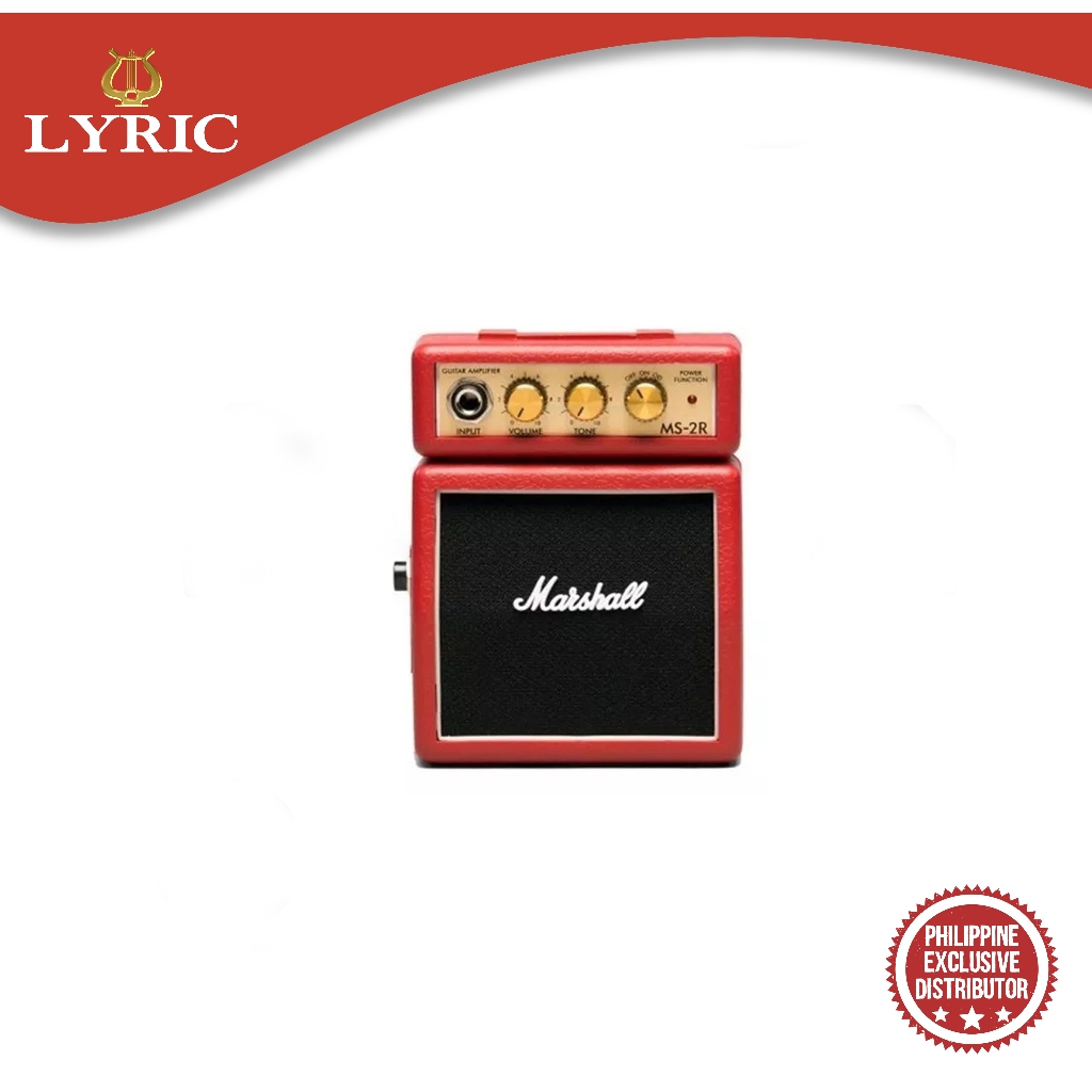 Marshall MS-2R Mini Guitar Amplifier | Shopee Philippines