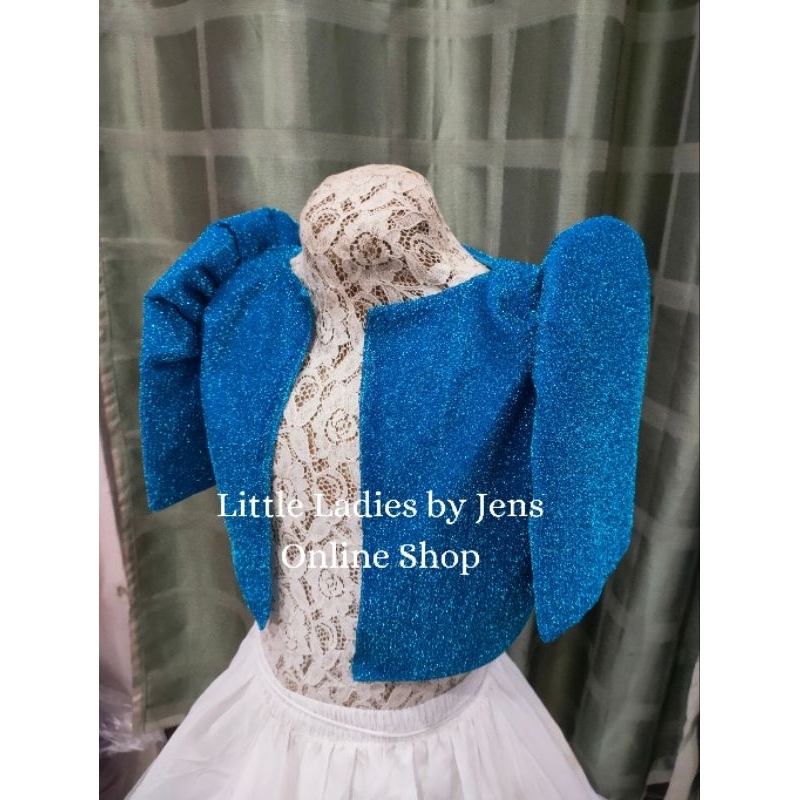 Filipiniana Bolero Top for Kids and teens-Candy crash cloth | Shopee ...