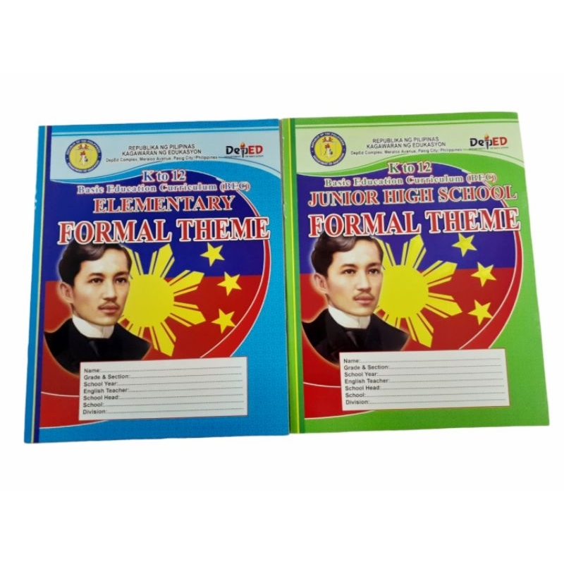 FORMAL THEME / SULATING PORMAL (ELEMENTARY, HIGH SCHOOL) | Shopee ...