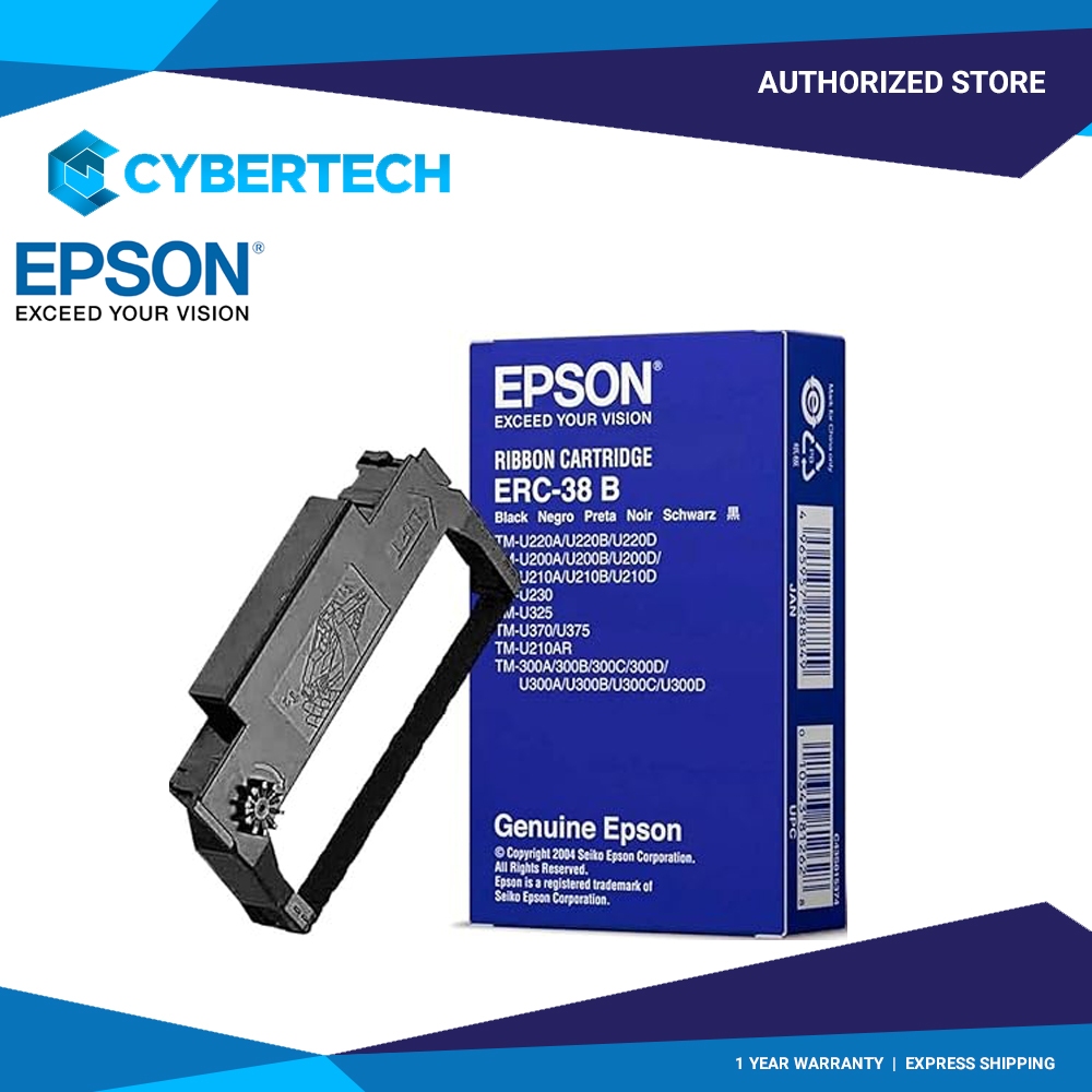Epson Erc-38 Erc-38B Ribbon Cartridge Set Of 5 Pcs | Shopee Philippines