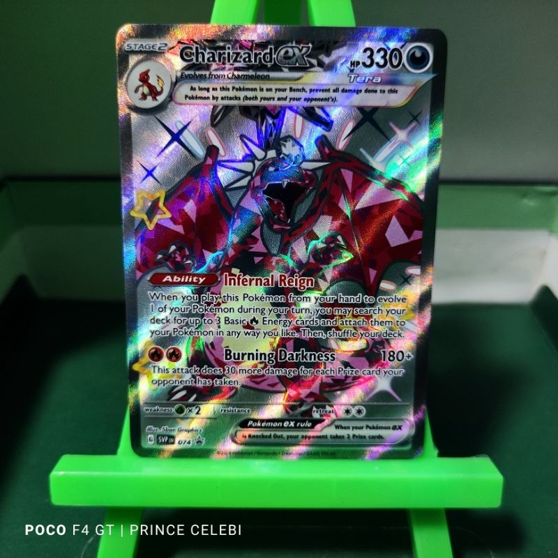 Pokemon TCG - Shiny Charizard Tera ex Full Art | Shopee Philippines