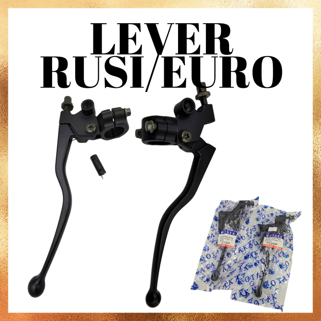 MOTORCYCLE LEVER RUSI/EURO RIGHT / LEFT | Shopee Philippines