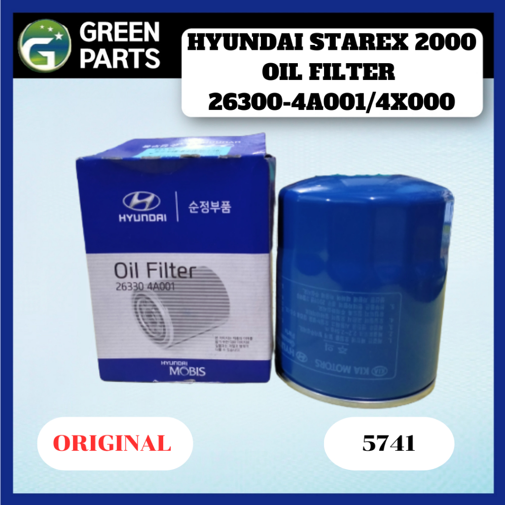 OIL FILTER FOR HYUNDAI STAREX,/ PORTER /H100 FOR TCI ENGINE /D4BB/D4BH ...