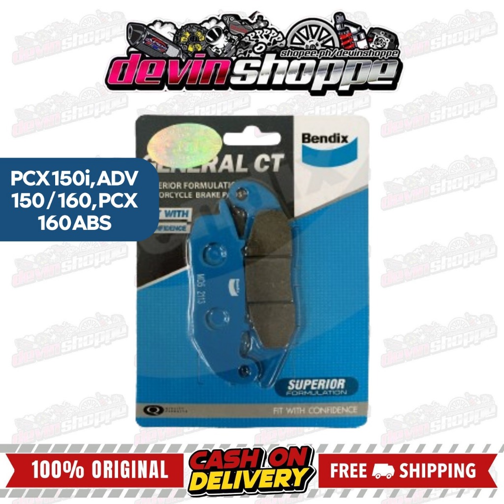 BENDIX BRAKE PAD FOR PCX 150I, ADV 150 / 160, PCX 160 ABS | Shopee ...