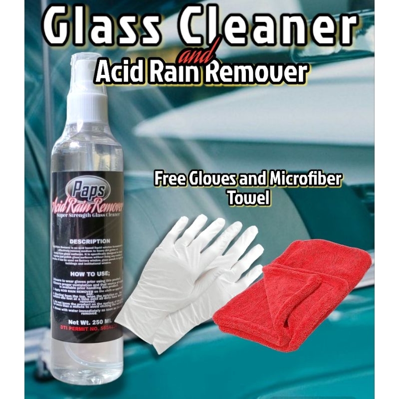 Glass Cleaner and Acid Rain Remover 250ML | Shopee Philippines